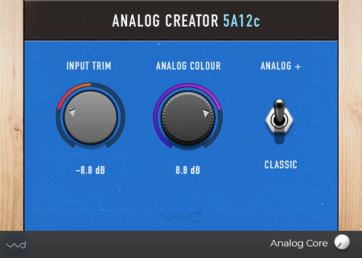 WD Analog Creator - Audio Plugins - WAVDSP